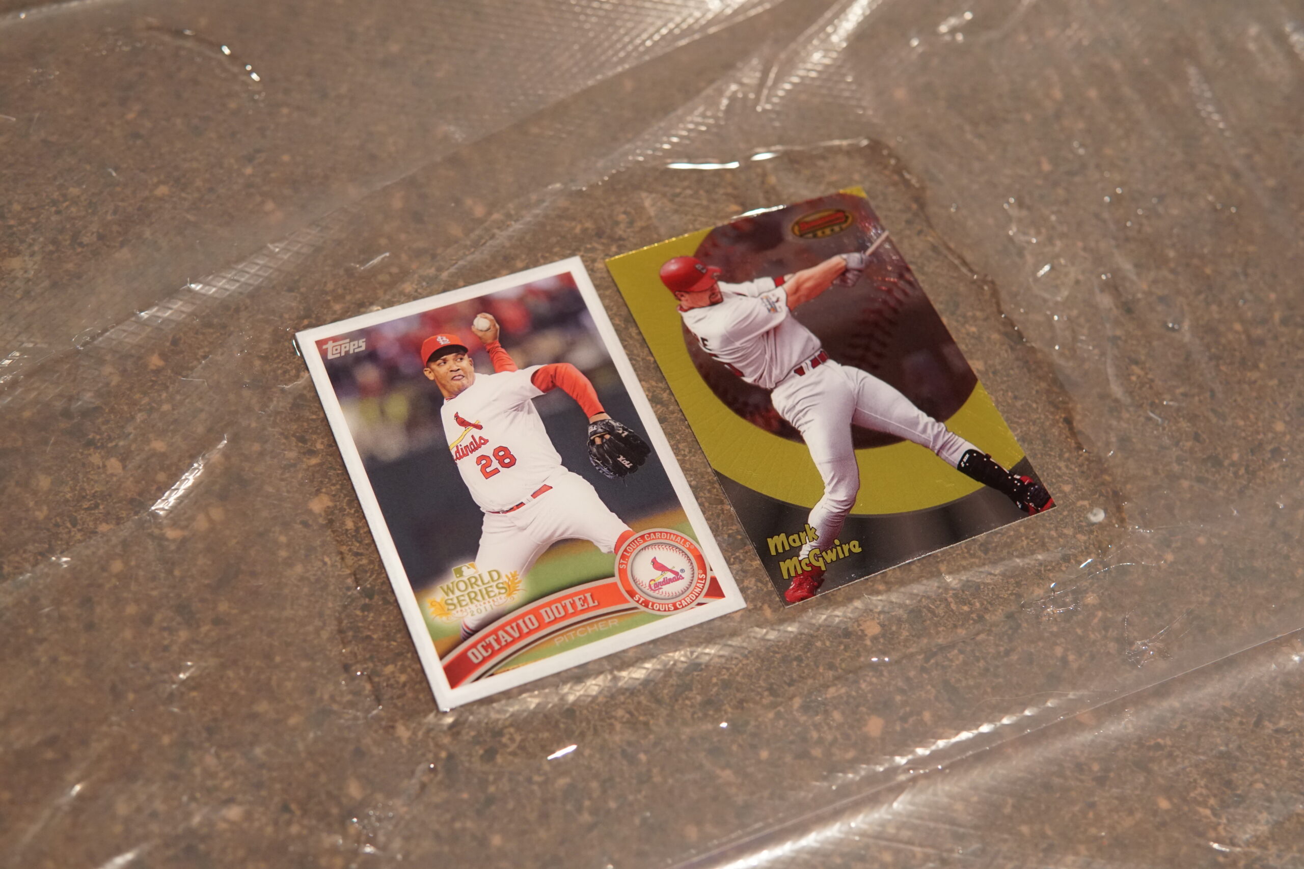 St. Louis Cardinals Baseball Card Side Table – Perfuzion