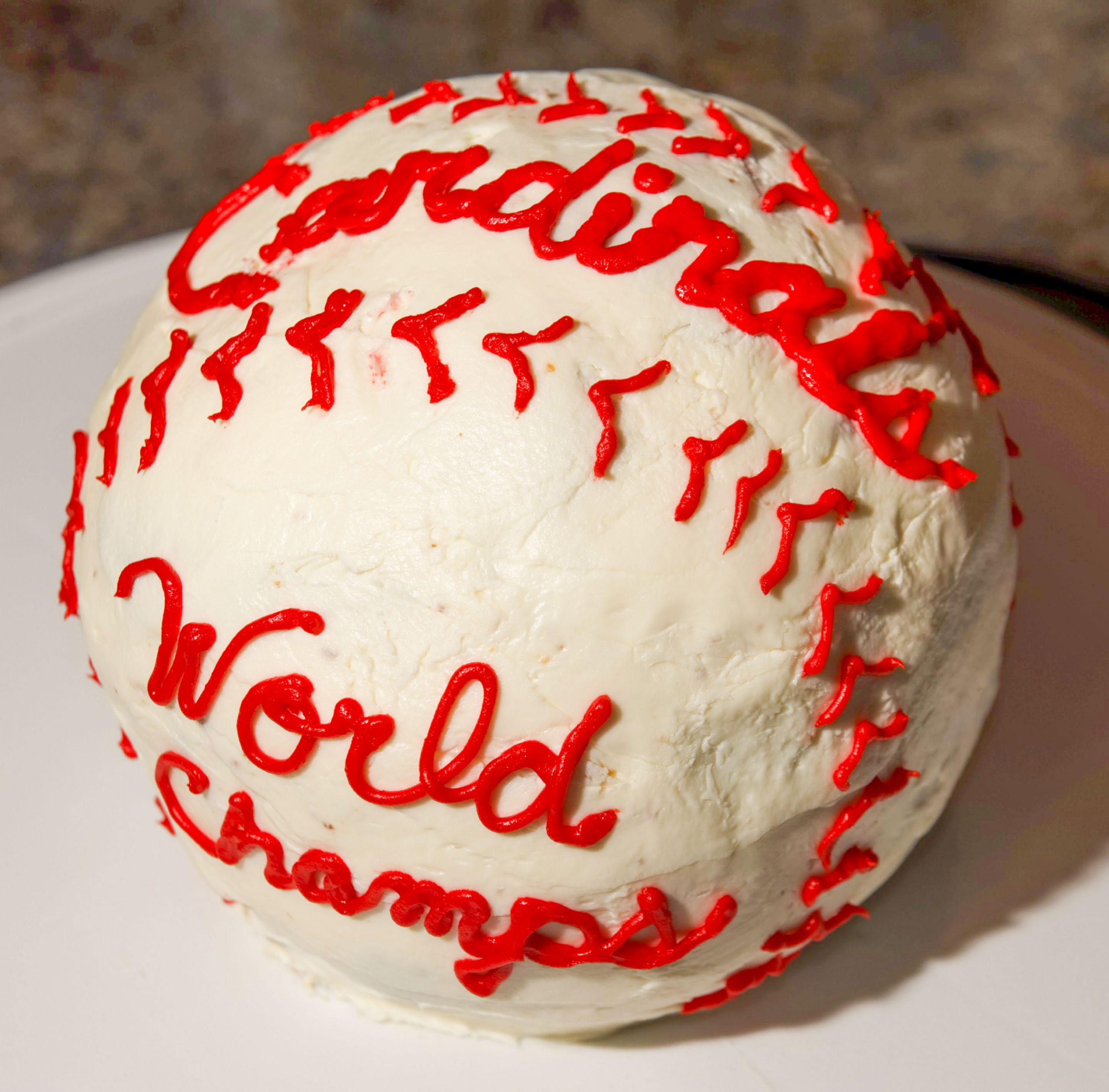 Cardinals 2011 World Series Champs Baseball Cake – Perfuzion